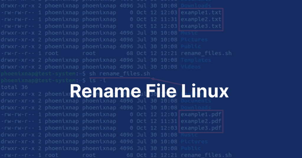 How to Rename a File in Linux