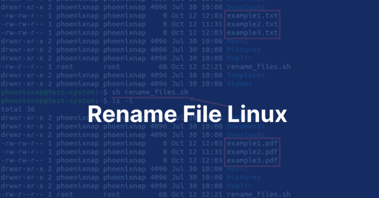 How to Rename a File in Linux