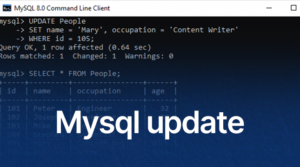 MySQL UPDATE Statement: Step-by-Step Guide